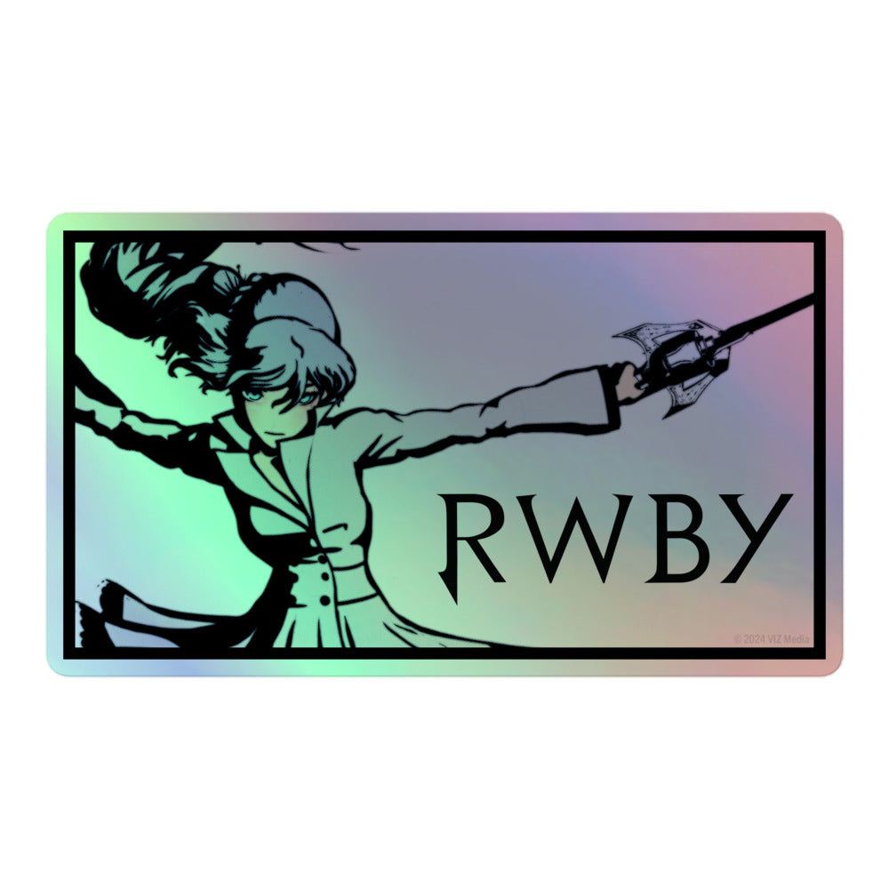 RWBY Weiss Pose Holographic Sticker